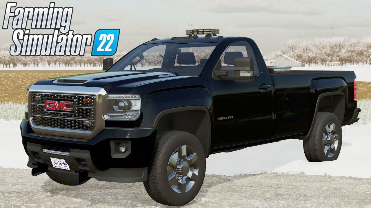 FS22 | 2017 GMC Sierra 3500HD Single Cab Long Bed - YouTube
