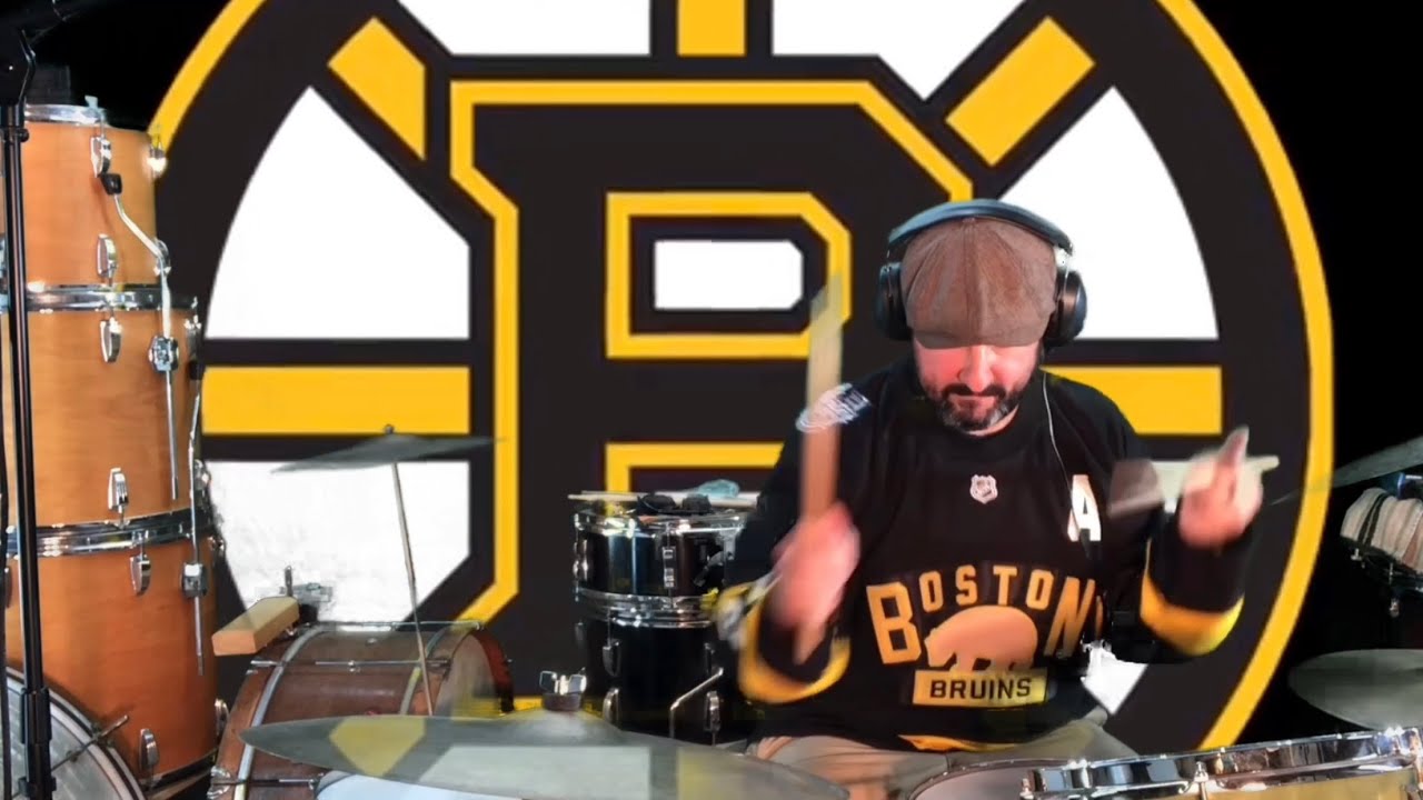 TV38 Boston Bruins Intro / the Ventures - Nutty (Drum Cover) - YouTube