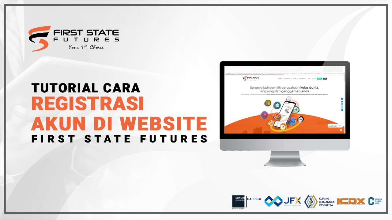 TUTORIAL CARA REGISTRASI AKUN DI WEBSITE FIRST STATE FUTURES - YouTube