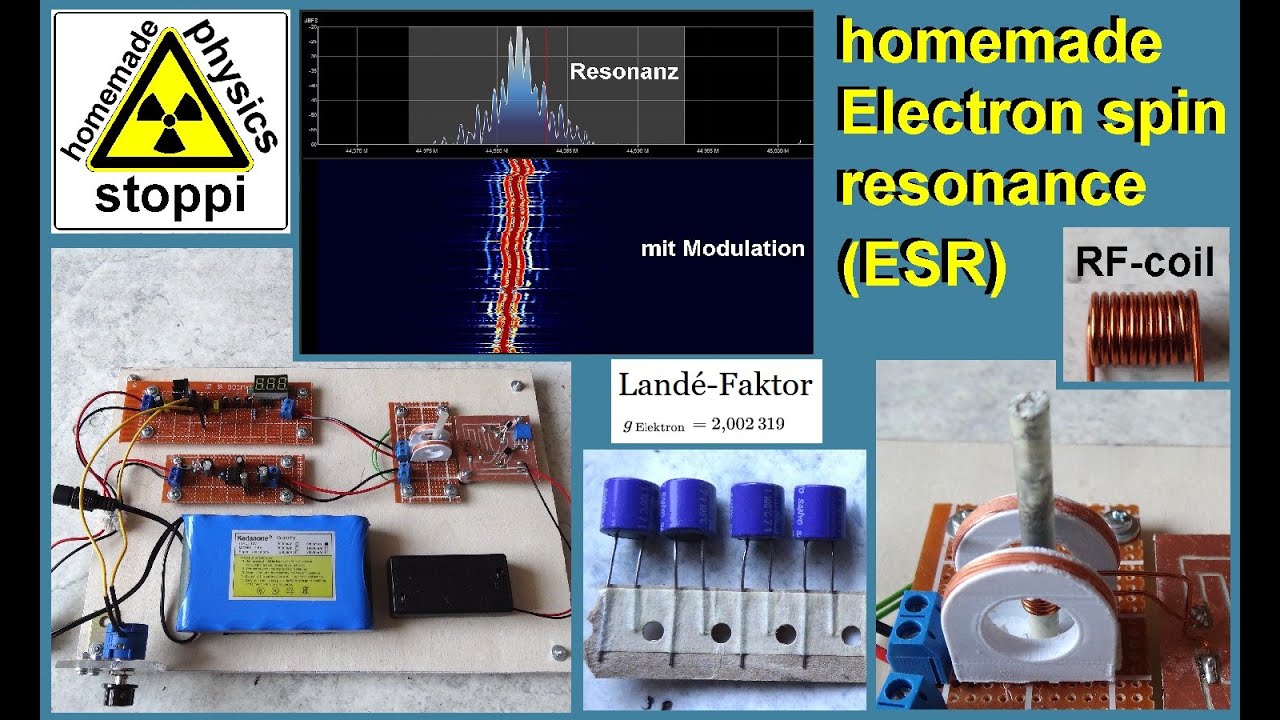 Homemade electron spin resonance (ESR) - experimentelle ...