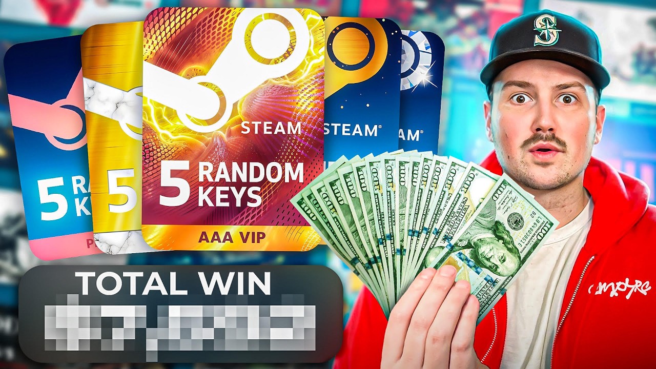 I Played the Steam Games I Gambled On From Random Key Packs - YouTube