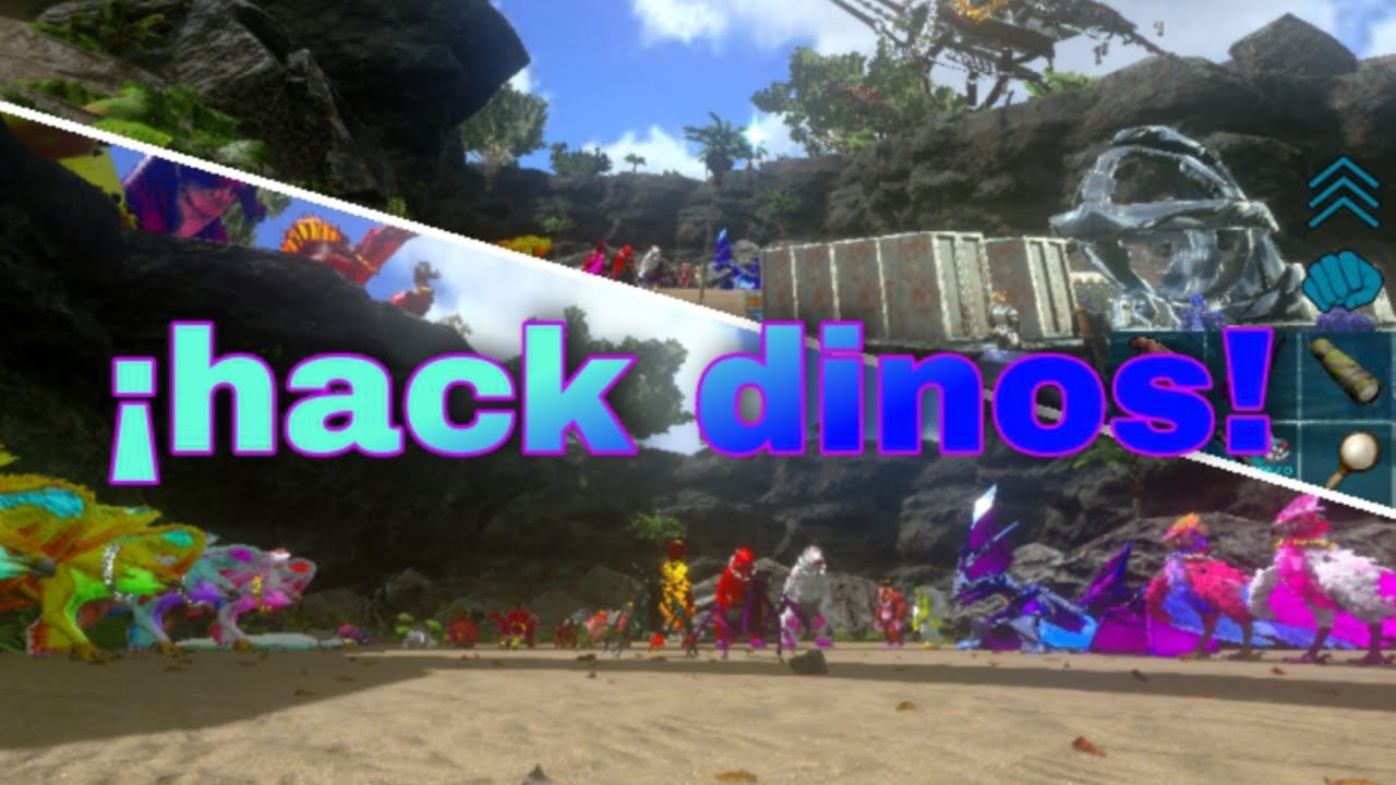 😉como descargar mods(hack) para ark mobile 2022 Dinos incluidos (para ...