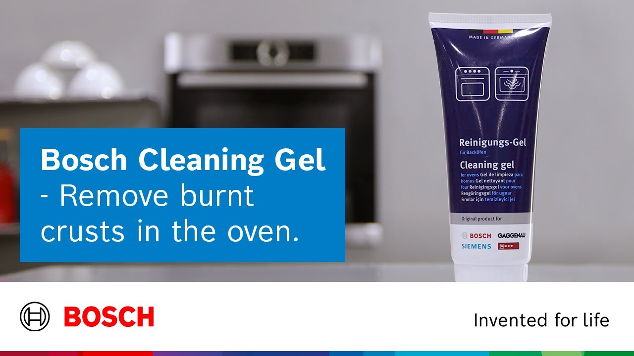Simplify oven cleaning with the Bosch Cleaning Gel - YouTube