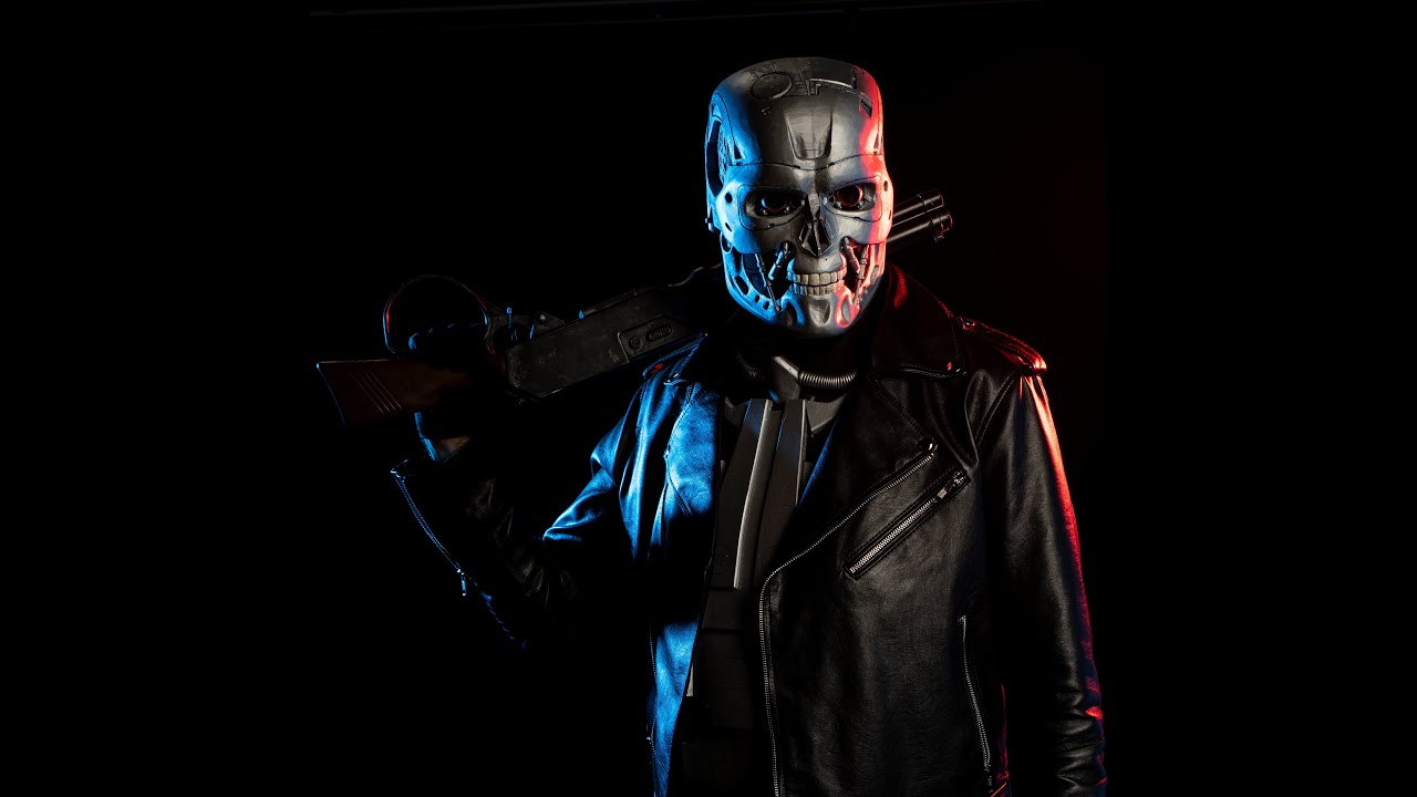 Terminator Cosplay Helmet digitally designed and 3D printed. - YouTube