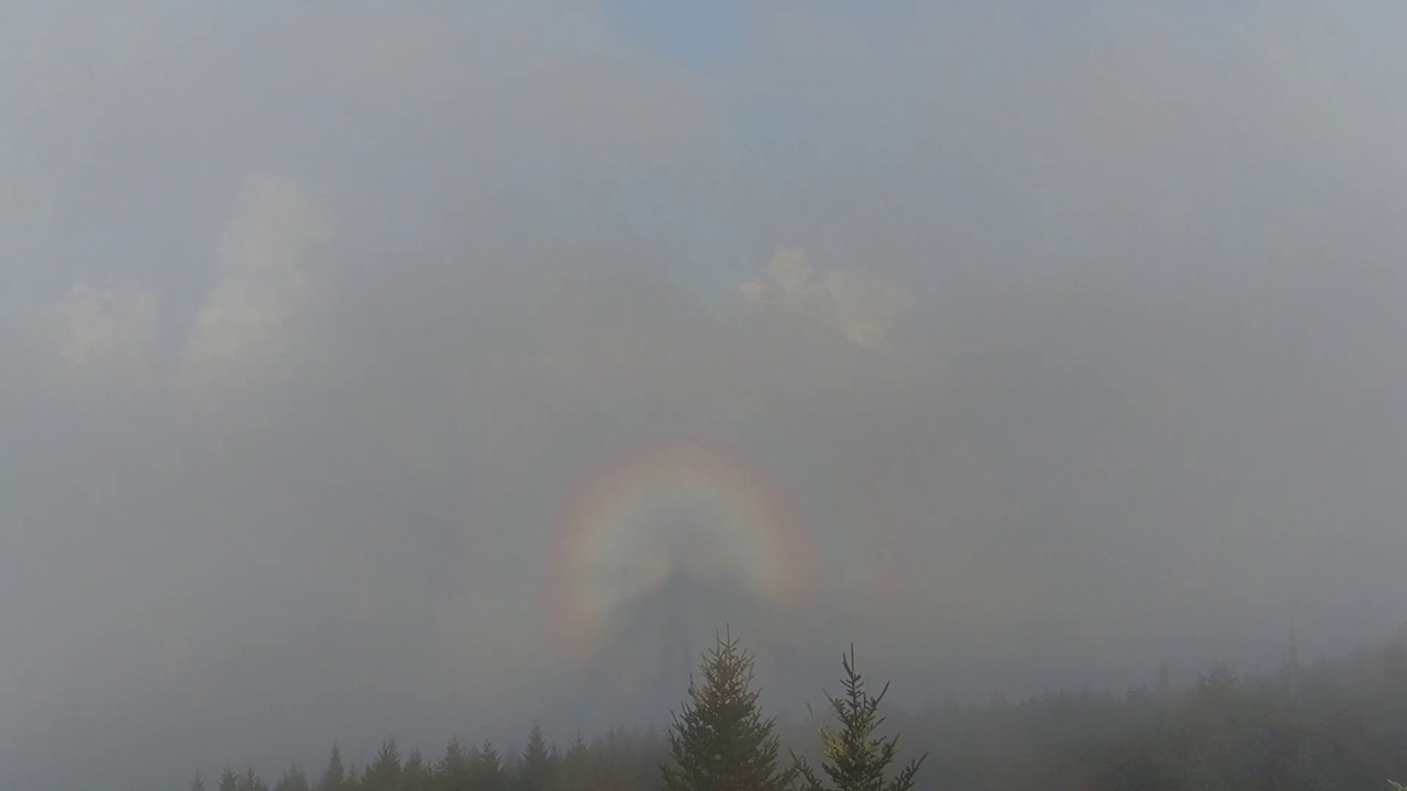 Brocken Spectre Phenomenon - Projecting Shadows on Clouds - YouTube