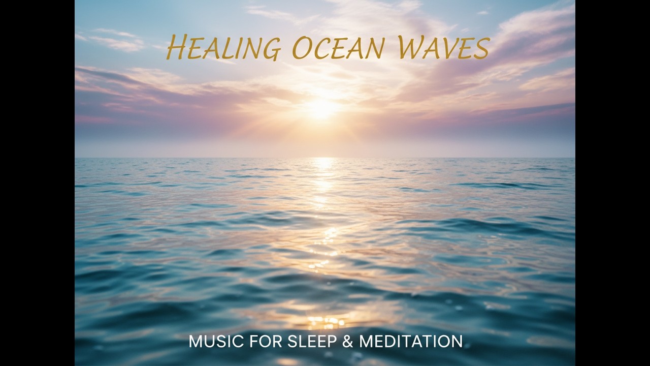 Ocean Healing with Alpha Theta Brain Waves | Sleep & Stress Relief ...