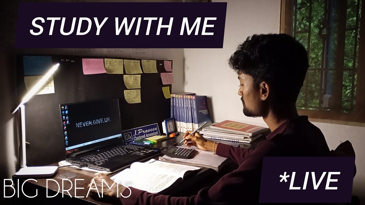 🔴Live Study With Me📖| 😱 Result date announced CA inter MAY25⚡| DAY 29/ ...