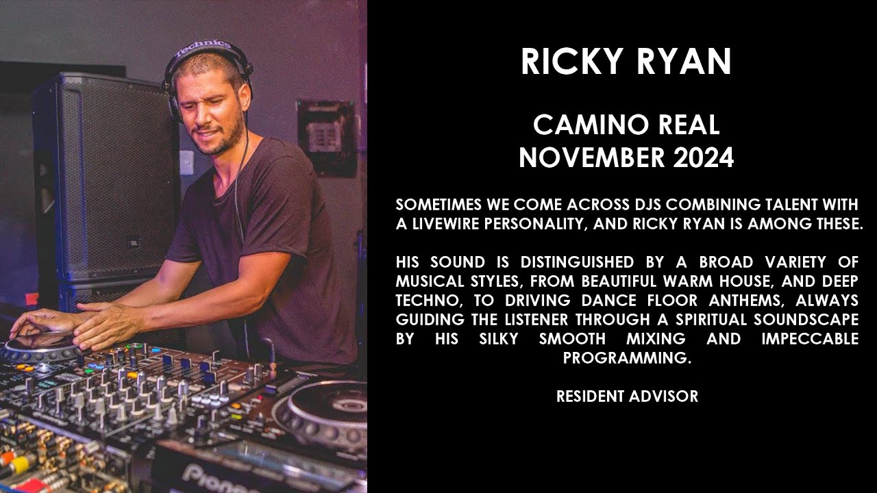 RICKY RYAN (Argentina) @ Camino Real November 2024 - YouTube