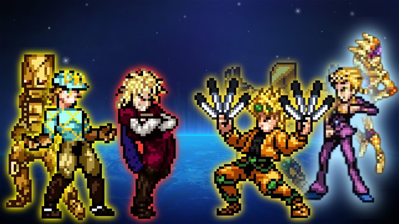 DIO & Girono (all forms) Vs Dio Brando & Diego AU in Jump Force Mugen ...