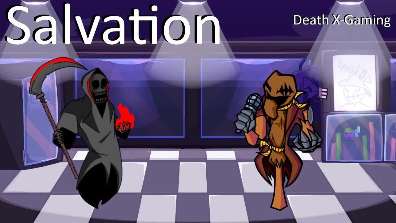 Friday Night Funkin' - Salvation But It's Death X-Gaming Vs Cablecrow ...