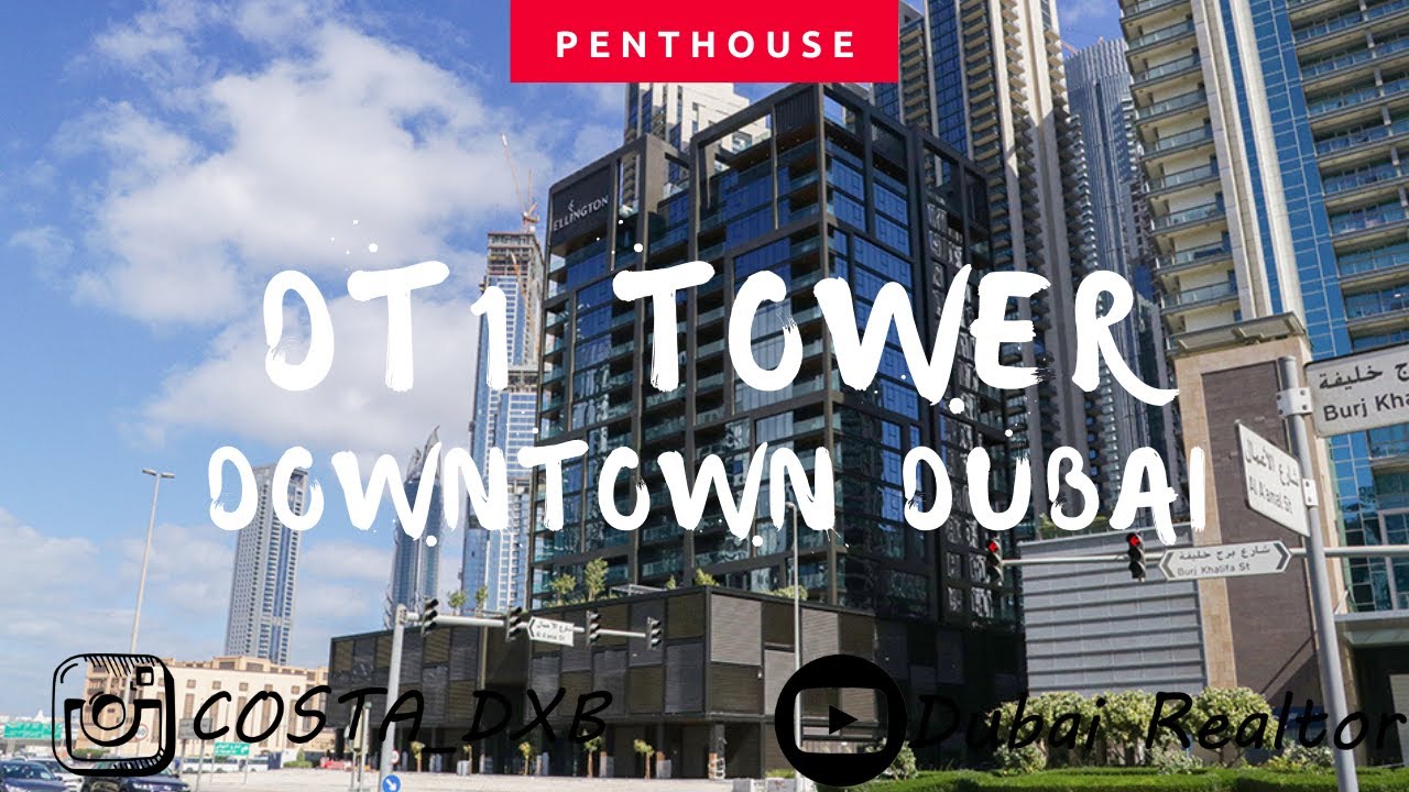 Video tour of luxury penthouse in DT1 Tower Dubai Downtown - YouTube