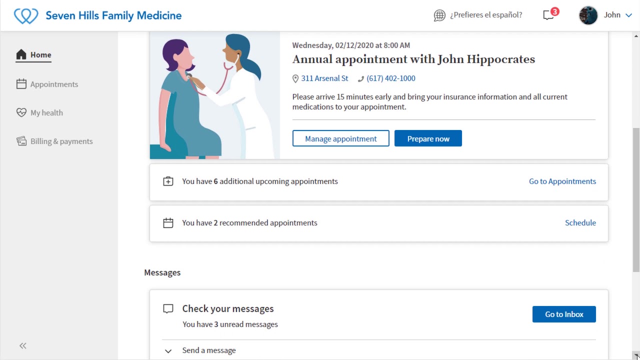AthenaNet Patient Portal Changes April 2020 - YouTube