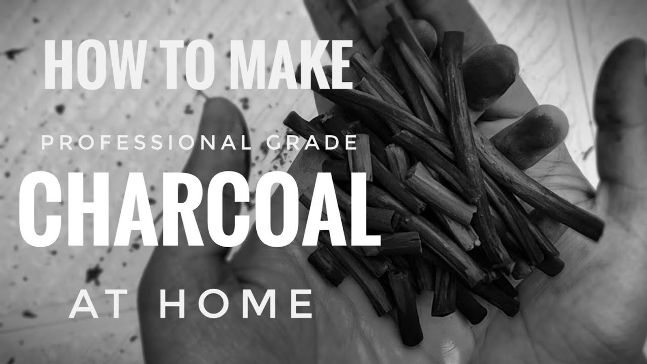 How to make Professional Charcoal Stick at home (Satyajeet Chothave Art ...