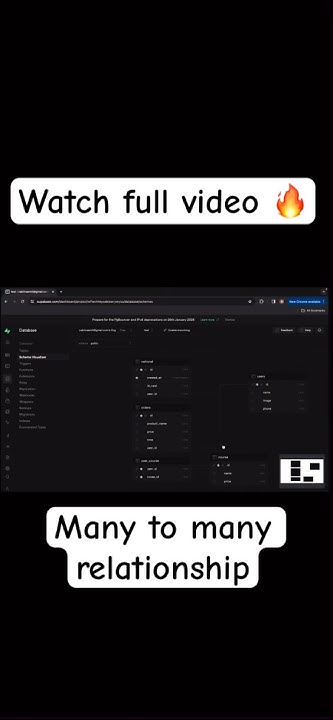 Many to many relationships #flutter #supabase #tutorial - YouTube