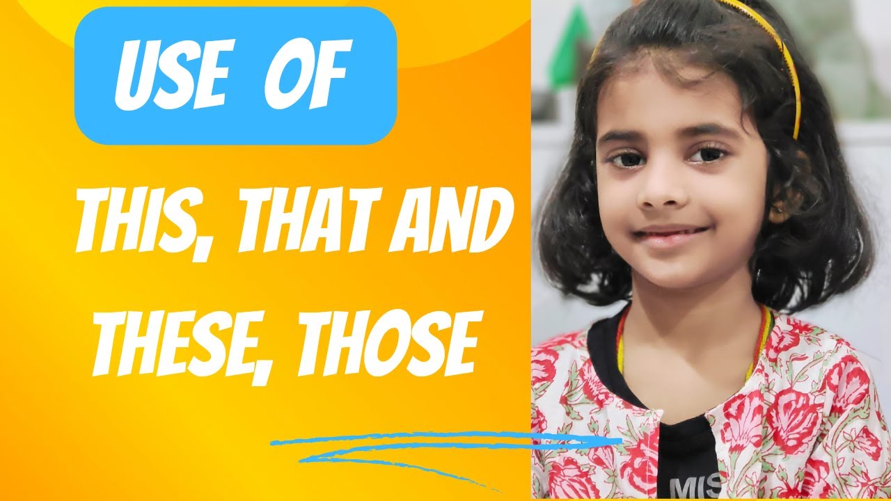 Using This - That - These - Those || UKG Class worksheet - YouTube