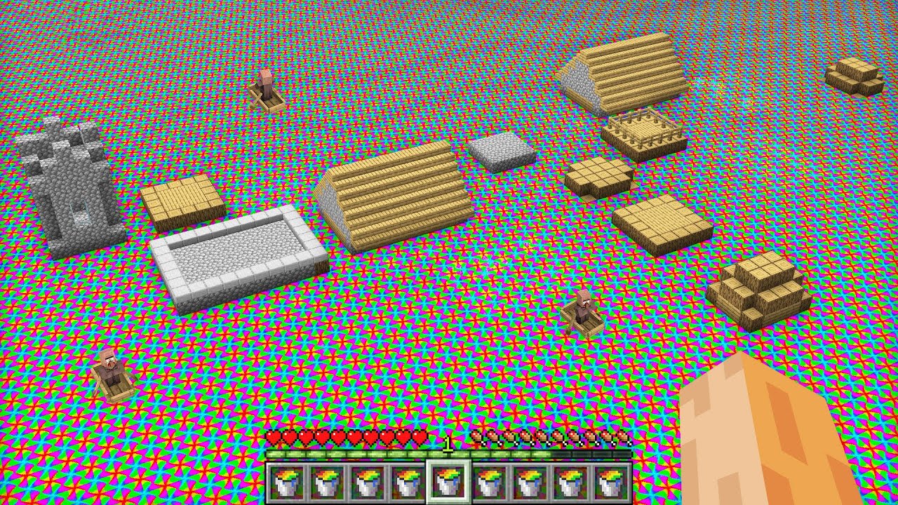 How I Found this UNDER RAINBOW WATER VILLAGE in Minecraft ??? Water ...