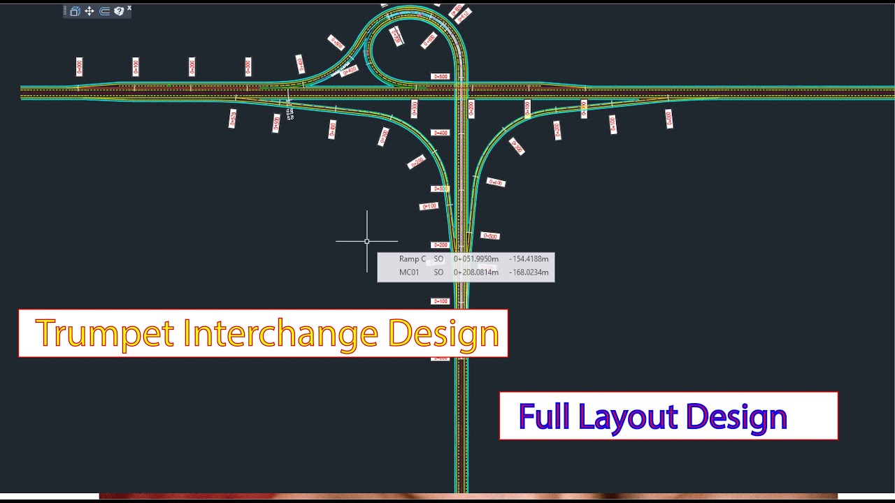 Trumpet Interchange Time Lapse - YouTube