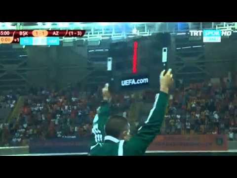 İstanbul Başakşehir 1 2 AZ Alkmaar Maç Özeti HD 06 08 2015