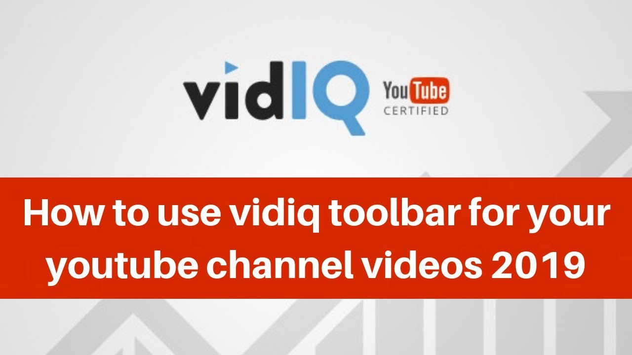 How to use vidiq toolbar for your youtube channel videos 2019 | Digital ...