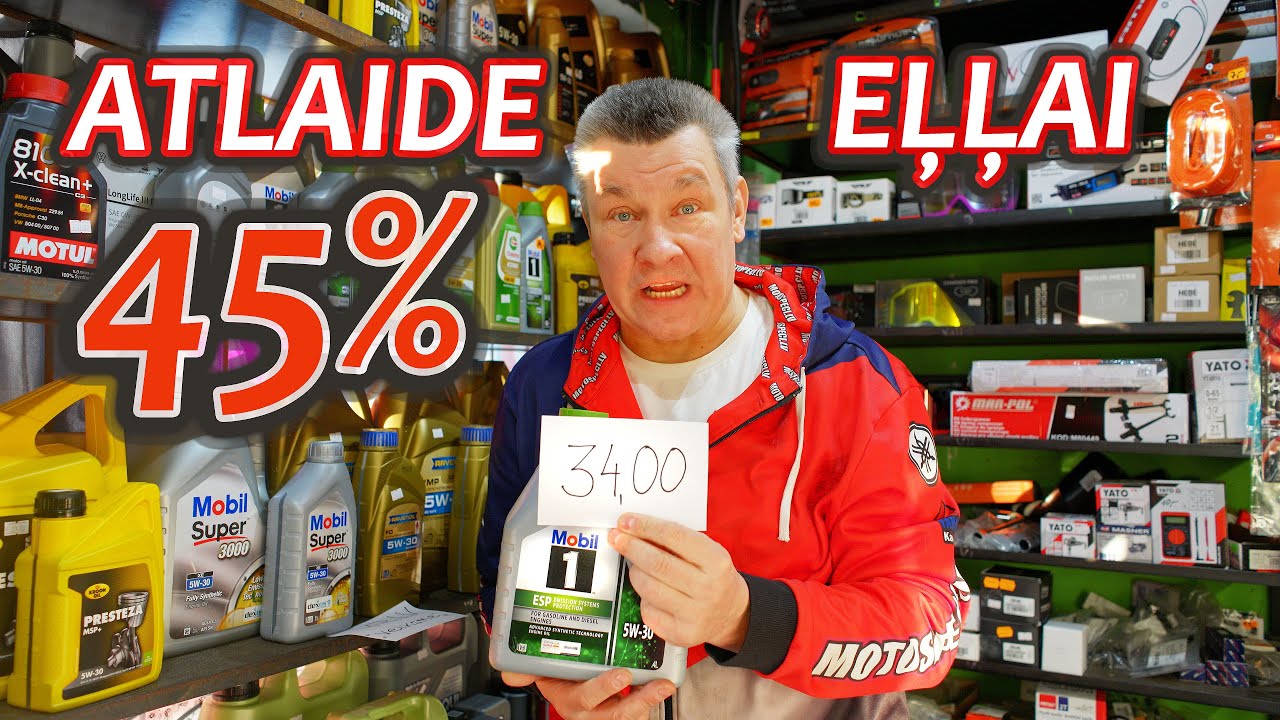 31% ATLAIDE MOTOREĻĻAI VISU JANVĀRI AUTOSPECU VEIKALĀ MATĪSA IELĀ 123 ...