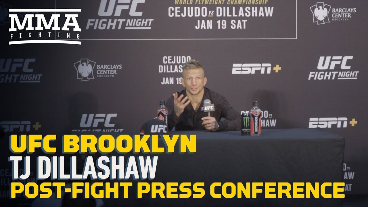 UFC Brooklyn: T.J. Dillashaw Post-Fight Press Conference - MMA Fighting ...