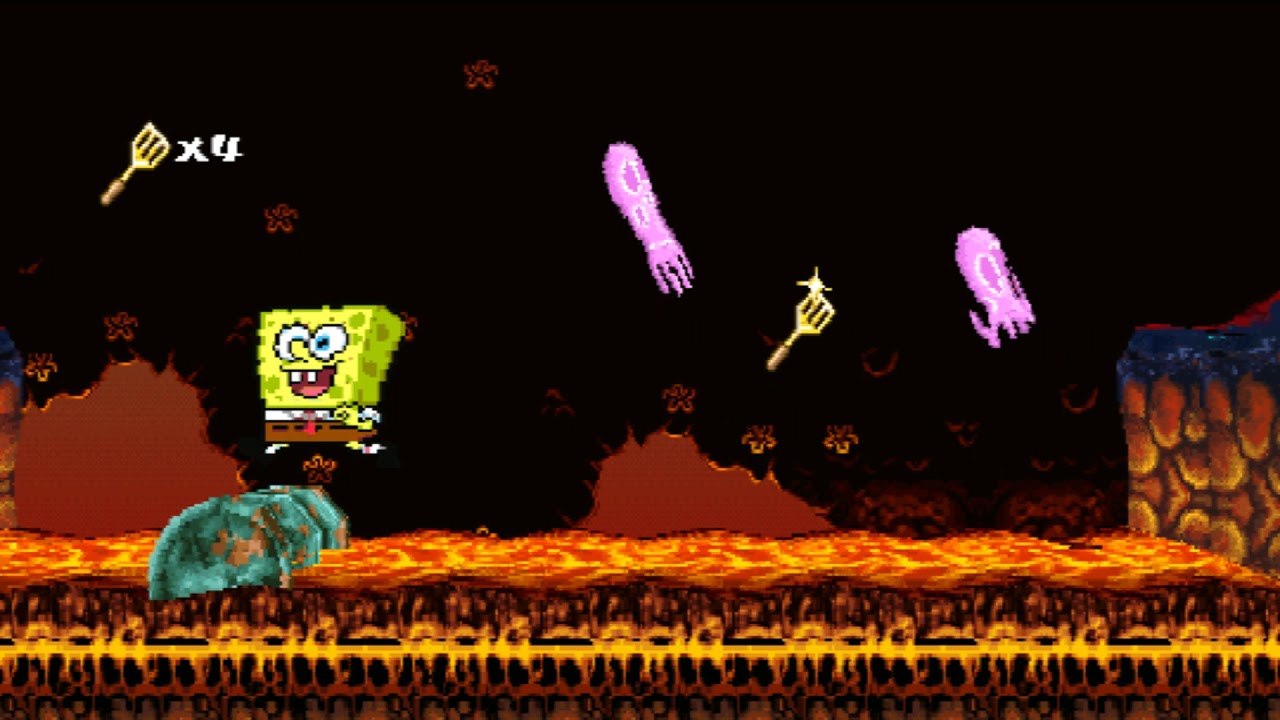 Another Stupid Glitch In SpongeBob SquarePants: SuperSponge - YouTube