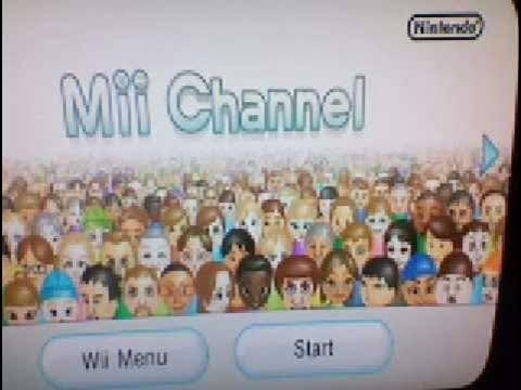 My Wii Menu 2/13/2009 - YouTube