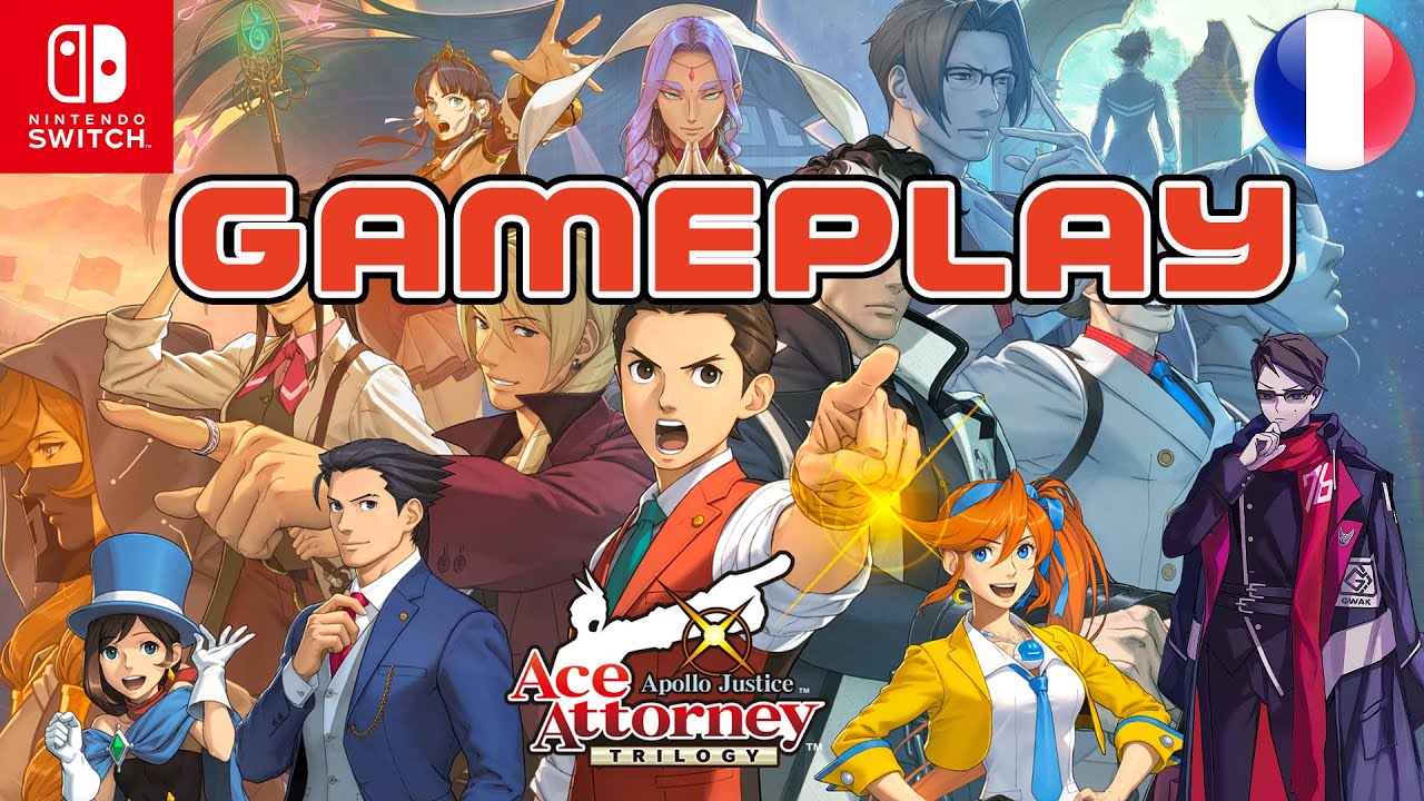[GAMEPLAY FR ] APOLLO JUSTICE : ACE ATTORNEY TRILOGY NINTENDO SWITCH ...