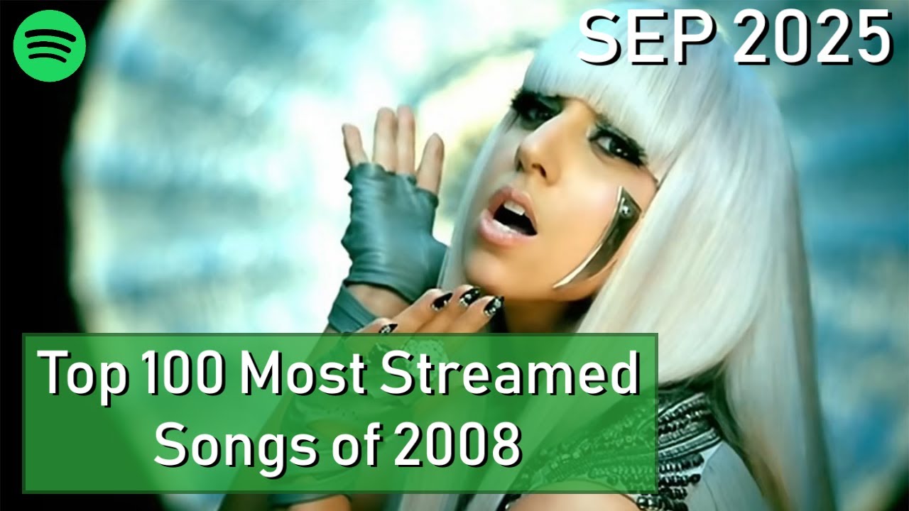 Top 100 Most Streamed Songs of 2008 [September 2025] - YouTube