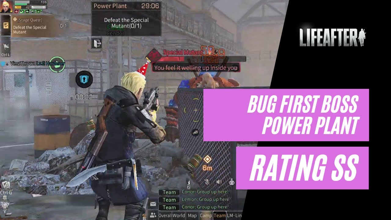 BUG POWER PLANT FIRST BOSS RANK SS MILESTONE | Life After - YouTube