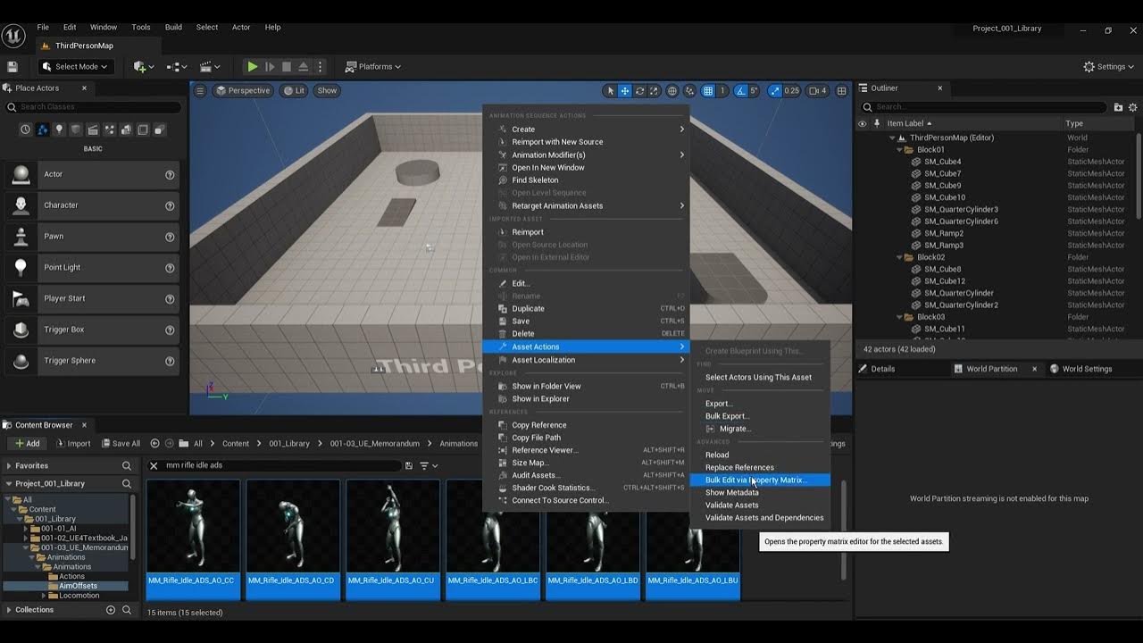 Unreal Engine 5 Tutorial How to solve a common problem of Bulk Edit - YouTube