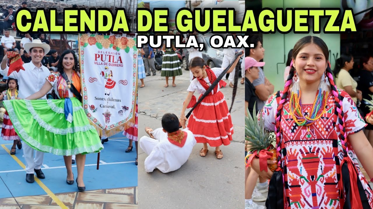 CALENDA de GUELAGUETZA en Putla Oaxaca - YouTube