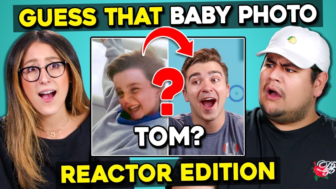 Can YOU Guess That Reactor's Baby Photo? | FBE Staff React - YouTube