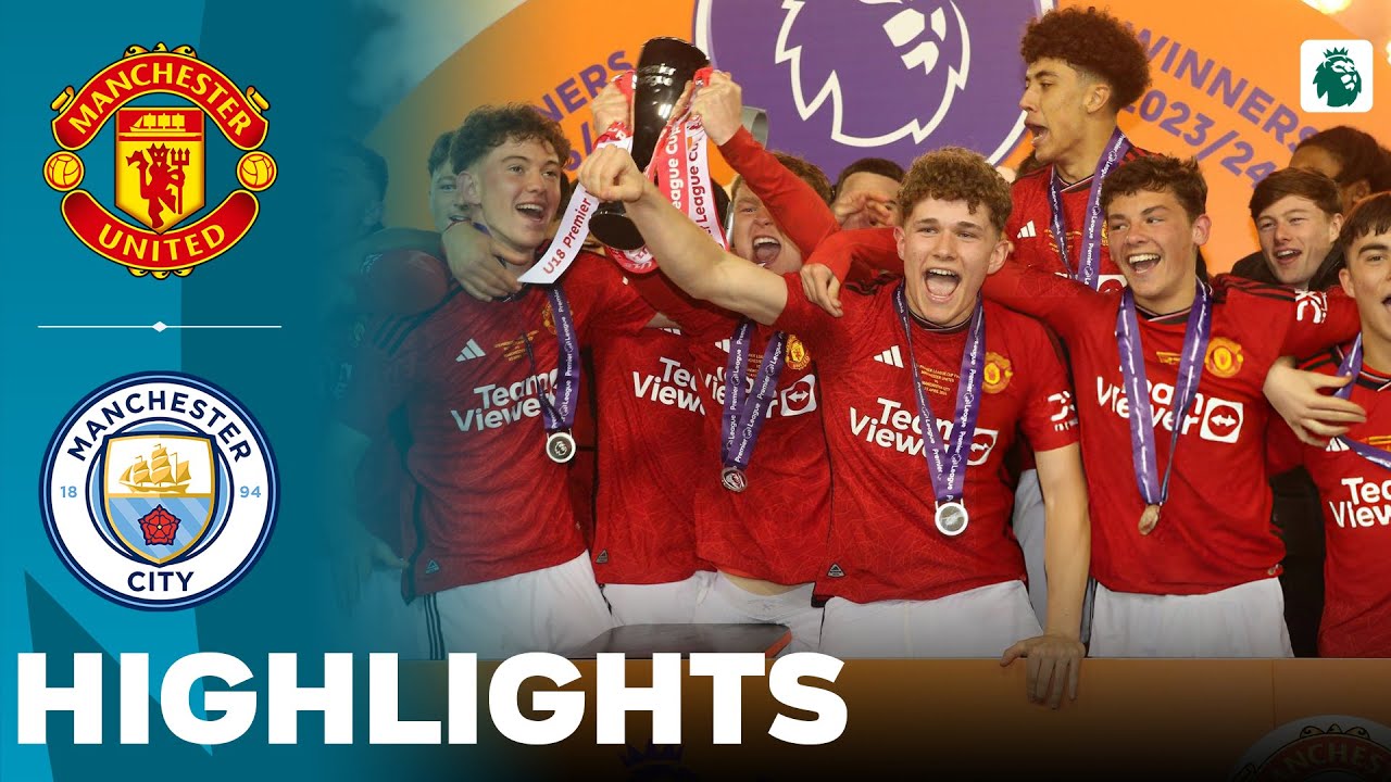 Manchester United vs Manchester City | Highlights | U18 Premier League ...