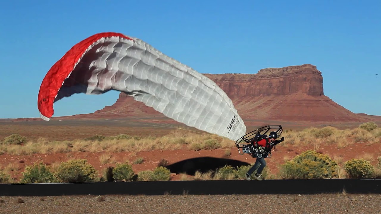 Flying Monument Valley PPG 2012 with the Aerolight Propulse - YouTube