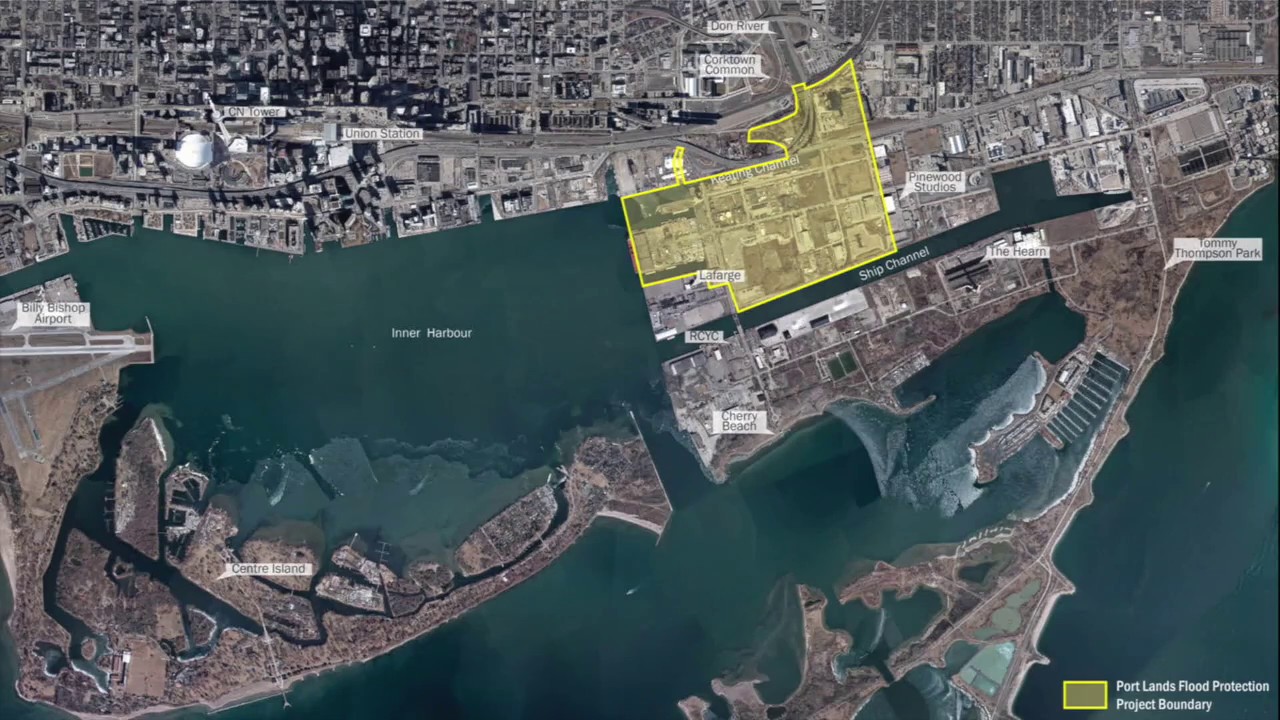 Port Lands Flood Protection Community Consultation #2 - July 2018 - YouTube
