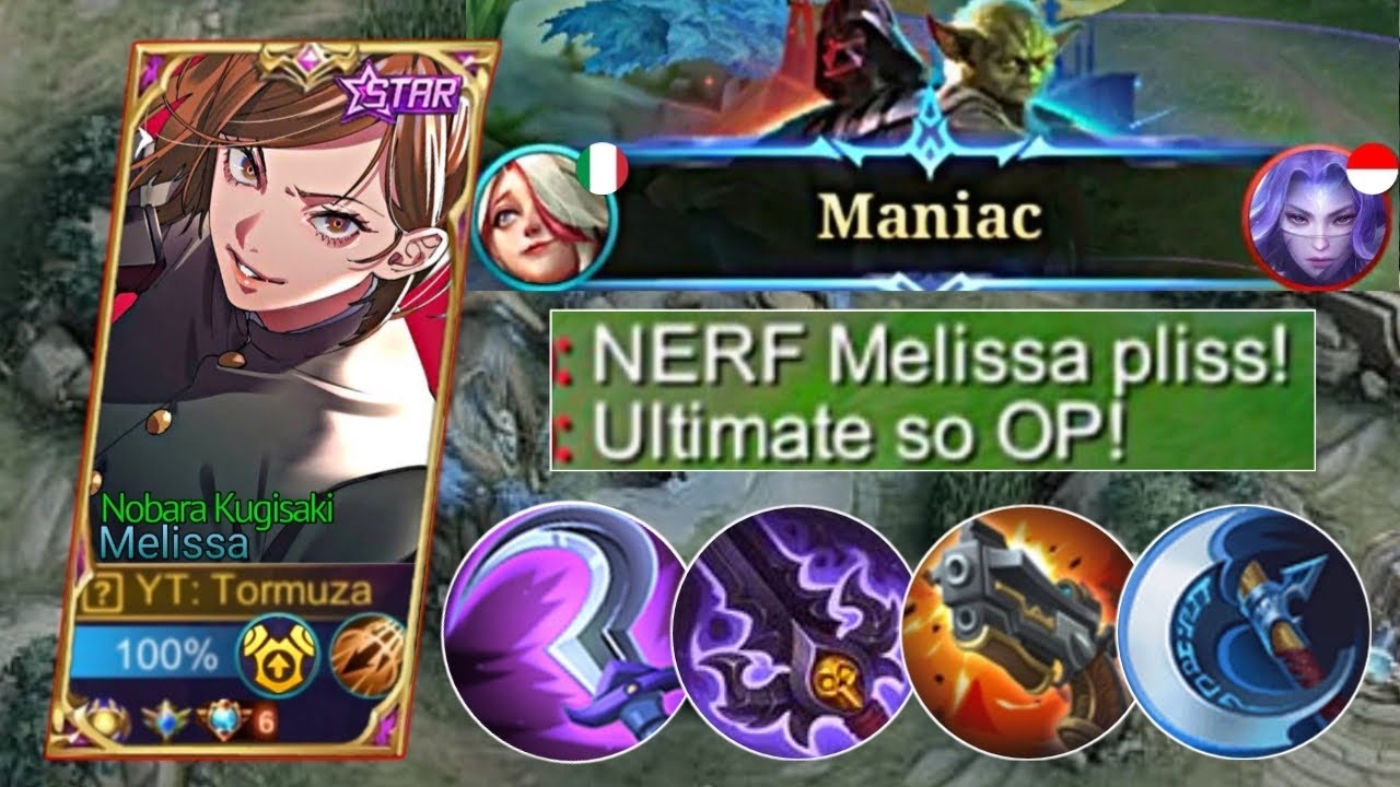 16 KILLS! MANIAC😱 MELISSA CRITICAL + PENETRASI BUILD SO CRAZY. BEST ...