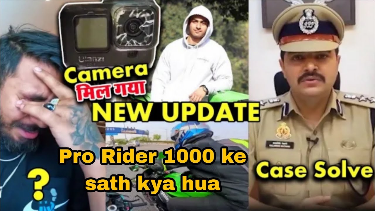 Pro Rider 1000 Accident New Updates | Police Explained Agastya Chauhan ...