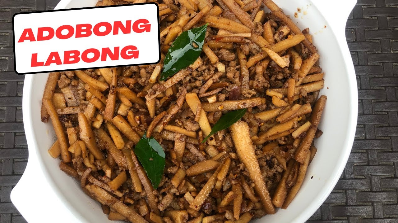Outdoor Cooking Adobong Labong - YouTube