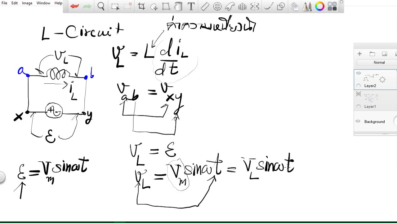 Lecture Physics2 ( KU)- AC - L Circuit - C Circuit- 5 March 2018- LIVE - YouTube