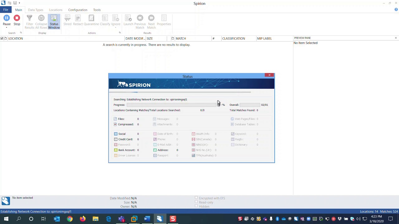 Spirion Sensitive Data Manager Data Discovery Agent - YouTube
