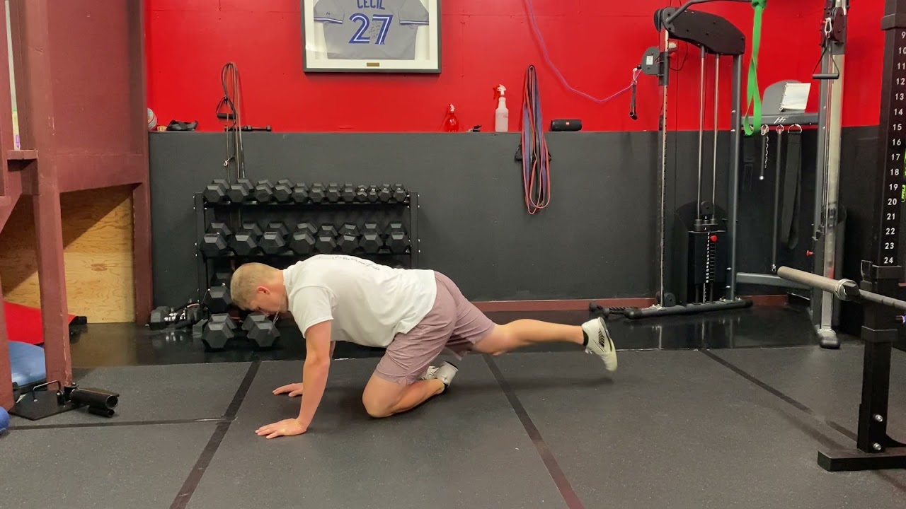 Modified Pigeon Stretch - YouTube