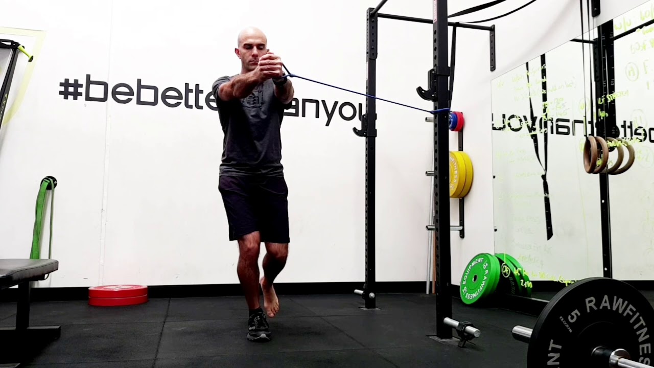 Single leg Anti rotation press - YouTube