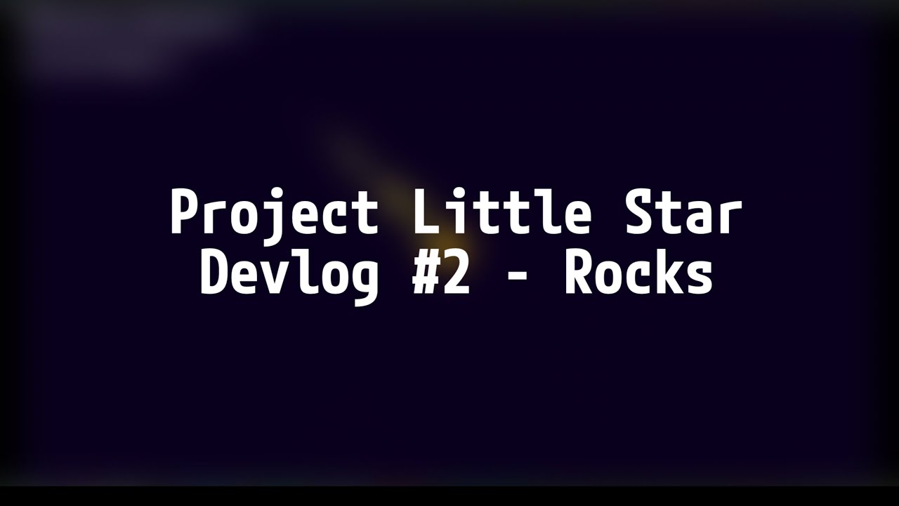 Project Little Star - Devlog 2 [Small Project | Godot] - YouTube