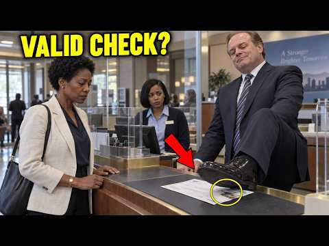 Bank Manager Wipes His Shoe on Black Woman’s $10M Check—Then the Bank Fires Him