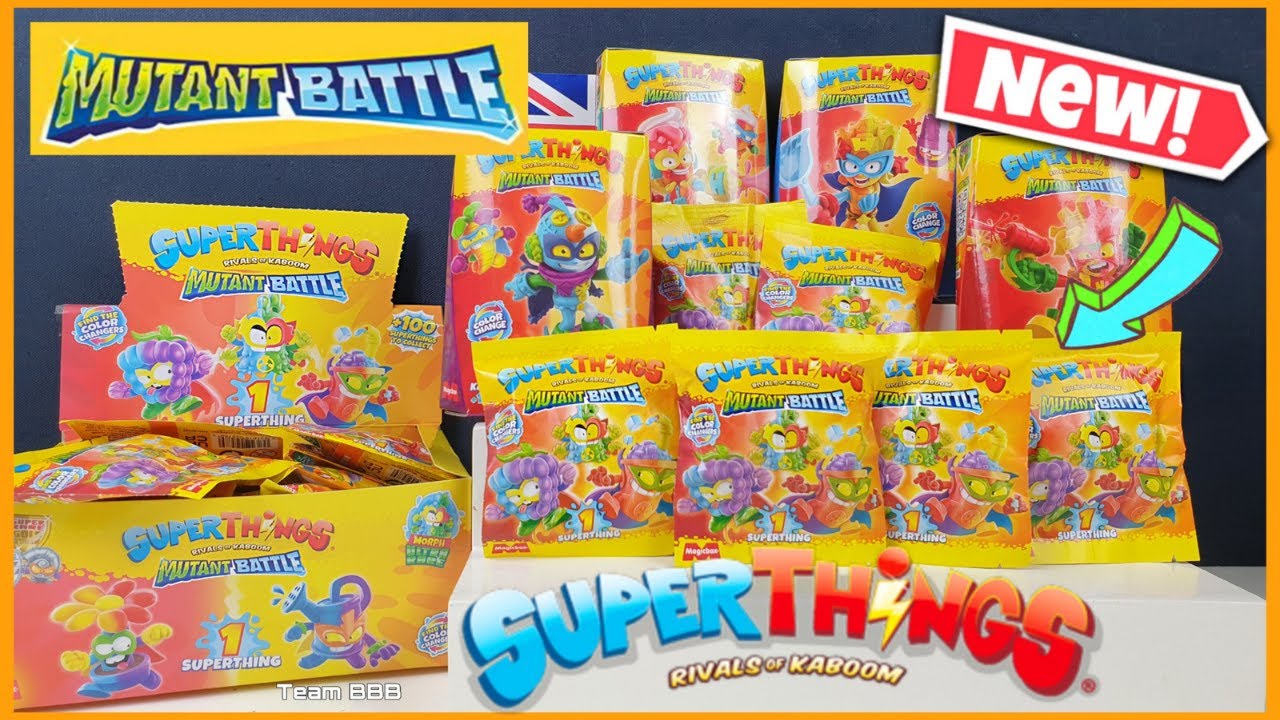 NEW! SUPERTHINGS MUTANT BATTLE! Series 12 Morph Ultra Rare Full Box ...