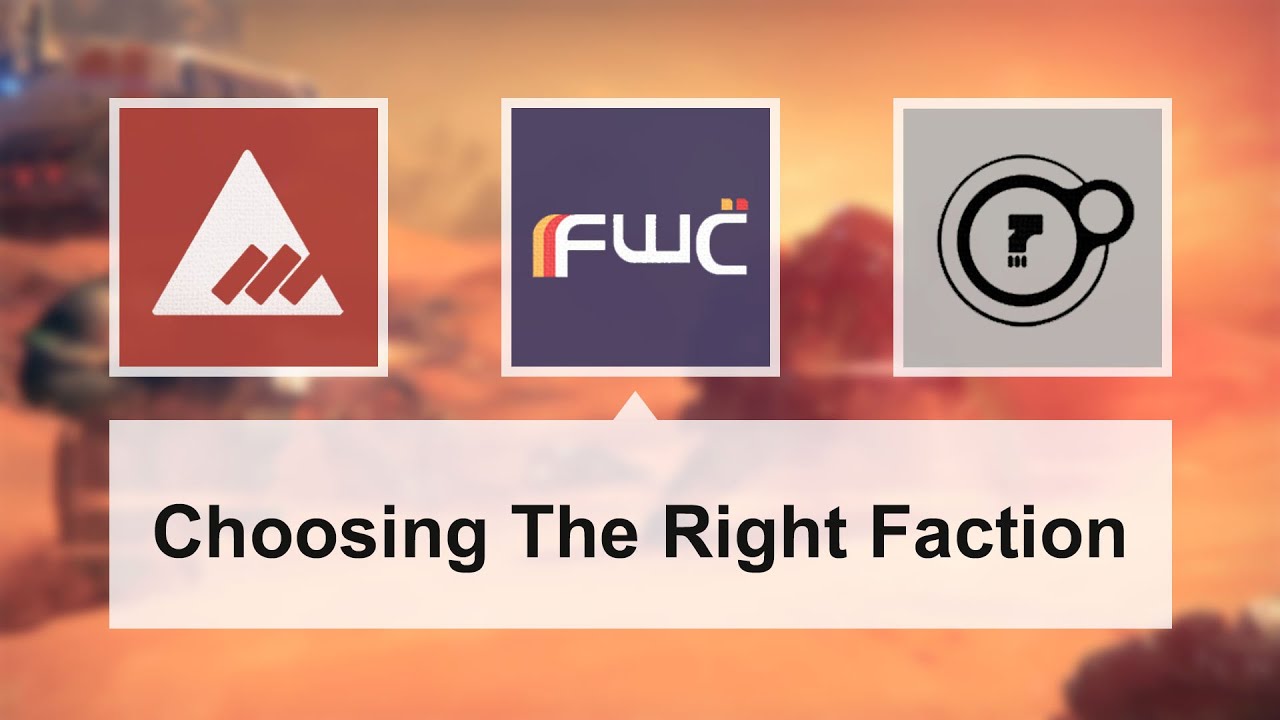 Choosing The Right Faction In Destiny - YouTube