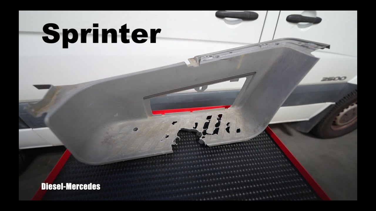 Mercedes Sprinter Front Door Step Cover A9066860110 - YouTube