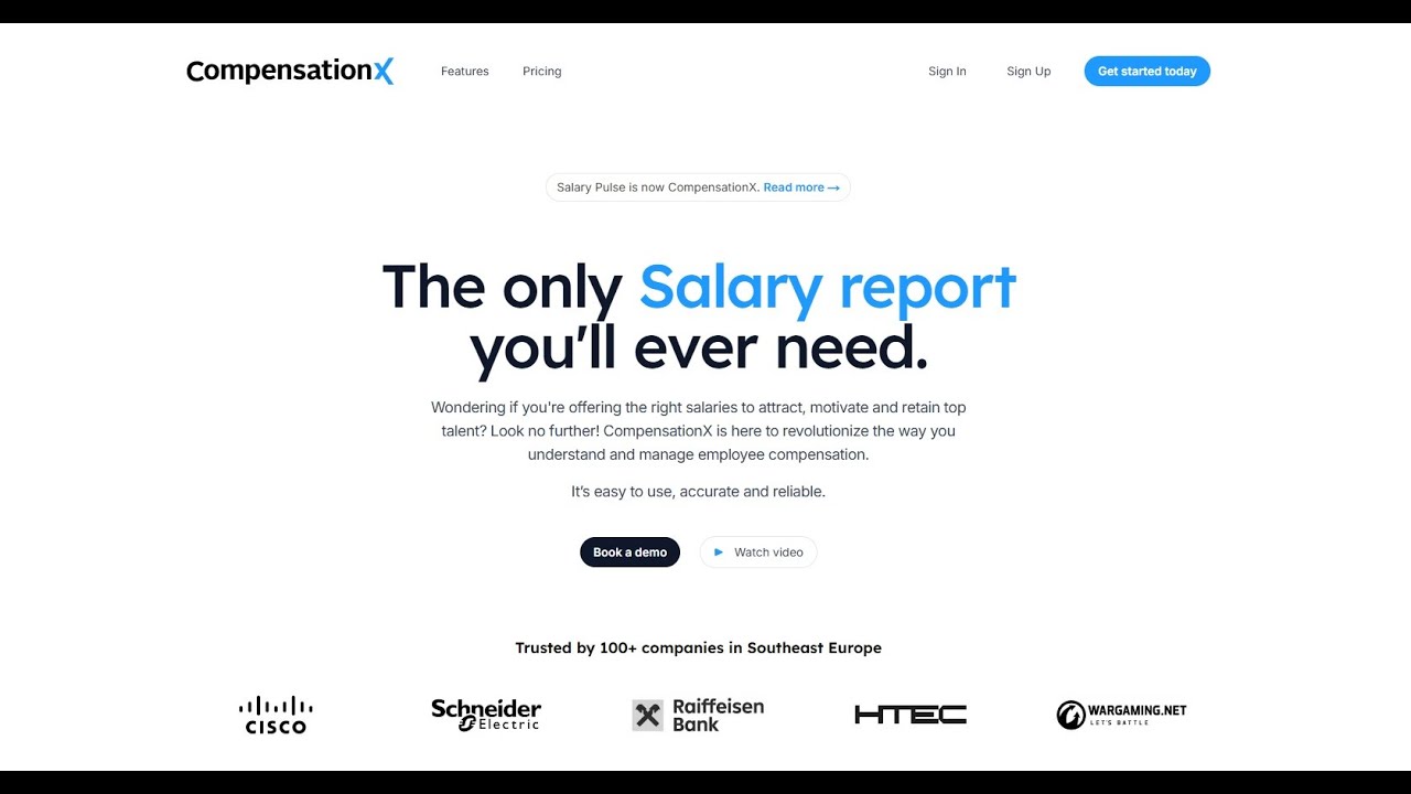 CompensationX - The only salary report you'll ever need. - YouTube