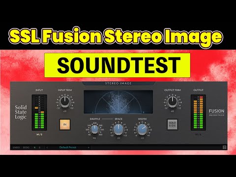 ⚡ SSL Fusion Stereo Image ⚡ SOUND TEST / VS (StageOne2,Ozone Imager ...